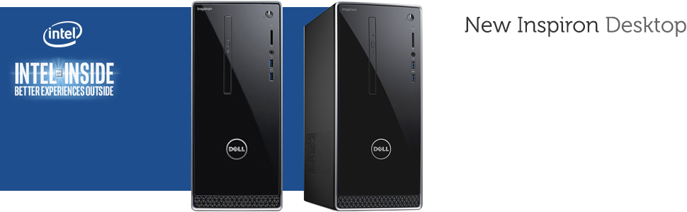Dell Inspiron Desktop (Intel Core i5-6400 2.7 GHz, 8 GB RAM, 1 TB HDD ...