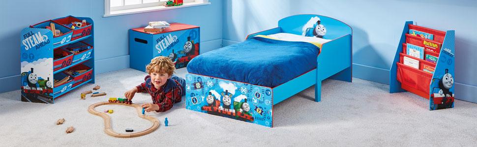 Thomas the Tank Engine Kids Toddler Bed by HelloHome : Amazon.co.uk ...