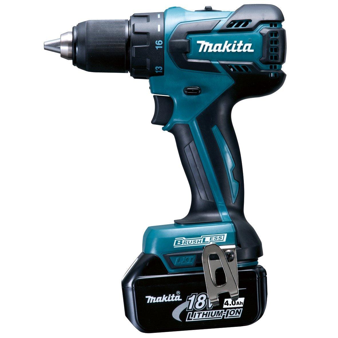 Makita Akku-Bohrschrauber, (18 V/4,0 Ah, 2 Akkus und Ladegerät im Makpac), DDF459RMJ: Amazon.de ...
