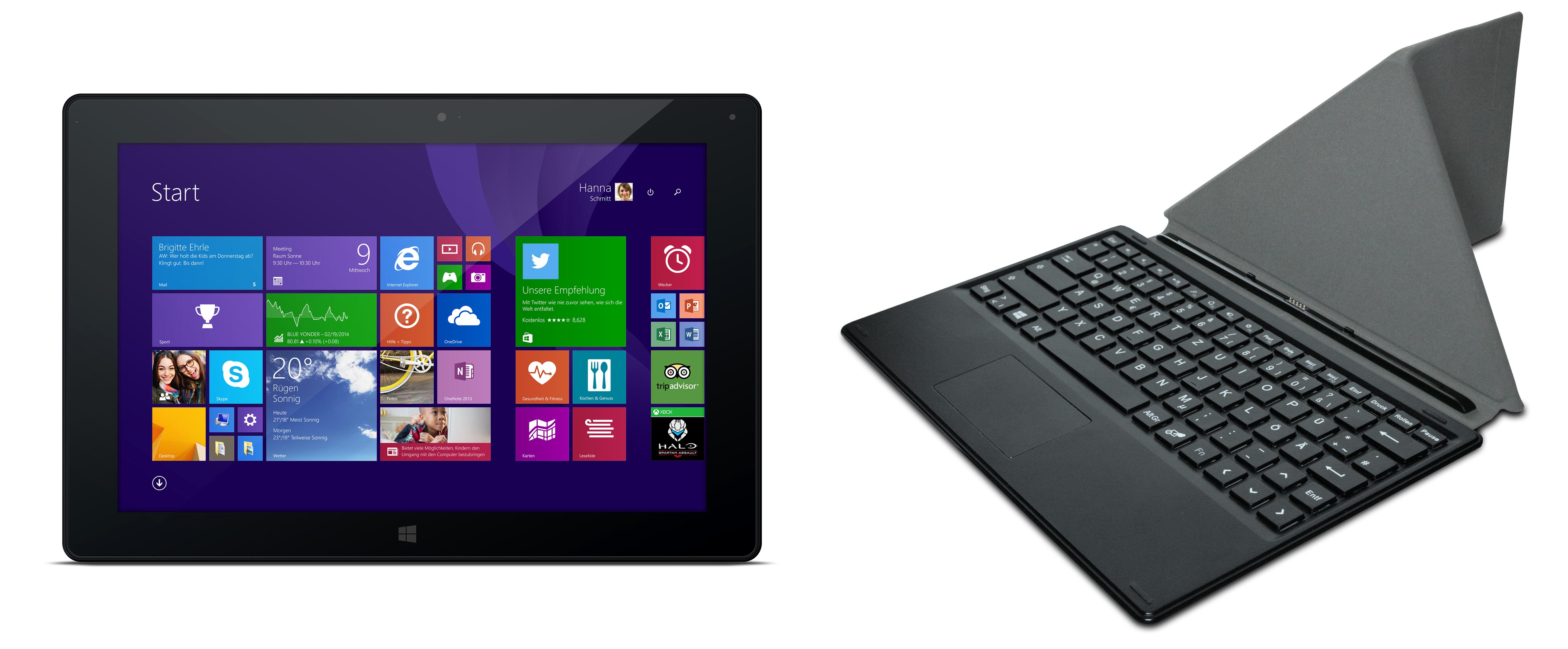 Odys Wintab 10 2in1 Bonusset 25,7 cm Tablet-PC: Amazon.de: Computer ...
