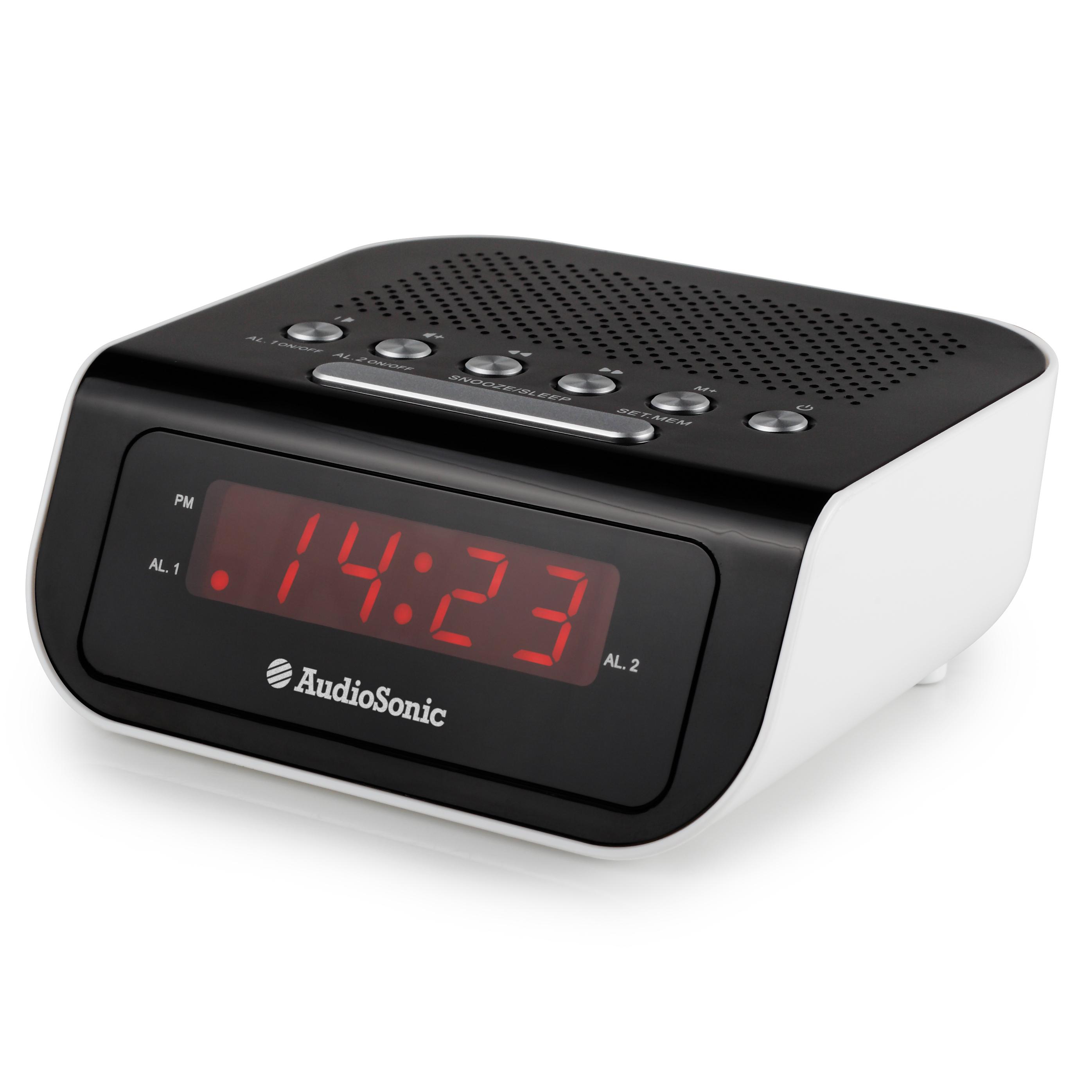 AudioSonic CL-1473 Uhrenradio (1,5 cm (0,6 Zoll) LCD, FM Radio, PLL ...
