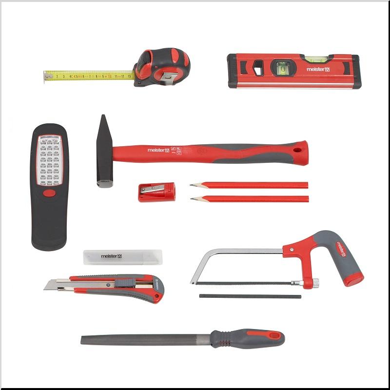 Meister Werkzeugtrolley 156-teilig - Werkzeug-Set - Mit Rollen ...