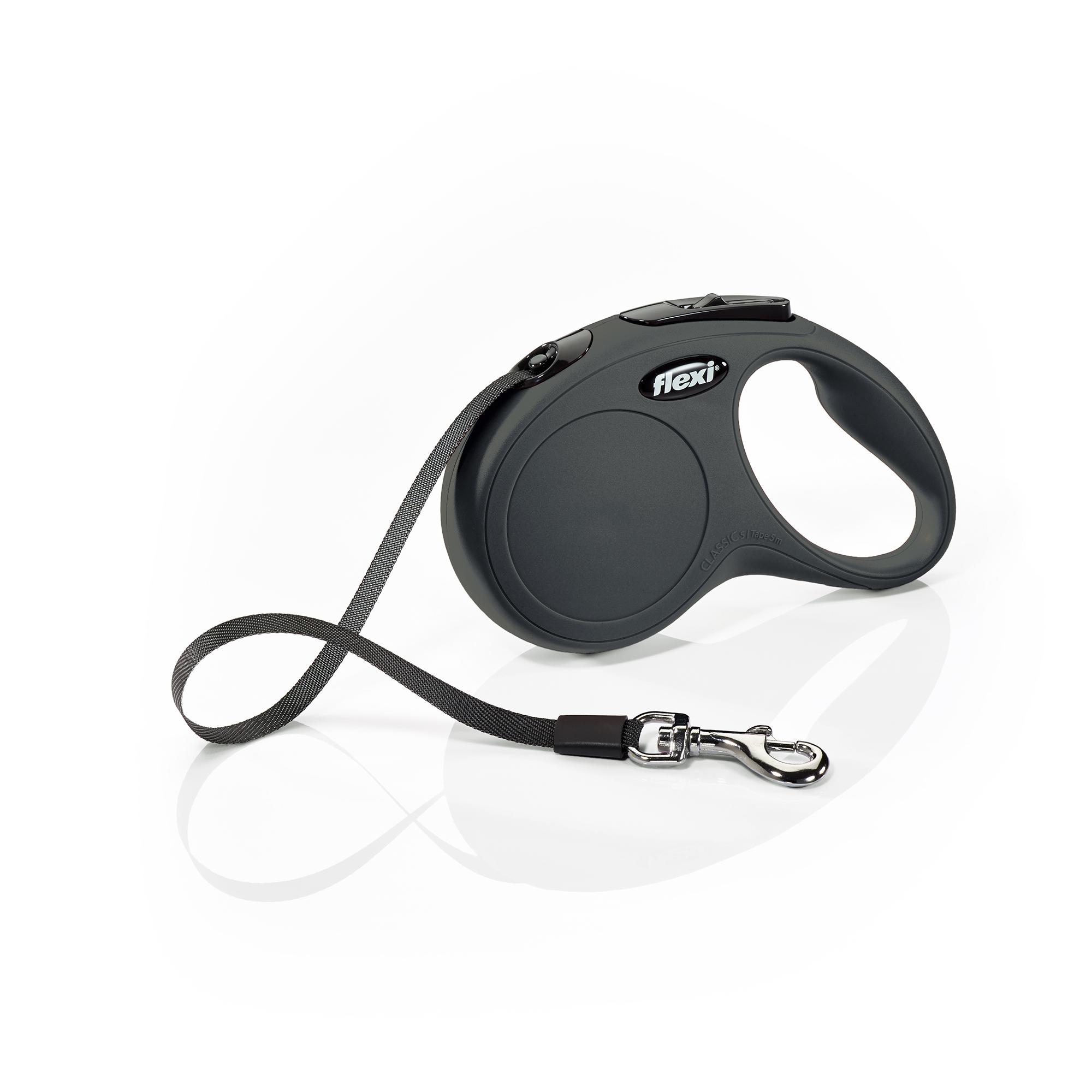 flexi New Classic M Seil 5 m schwarz für Hunde bis 20 kg: Amazon.de ...