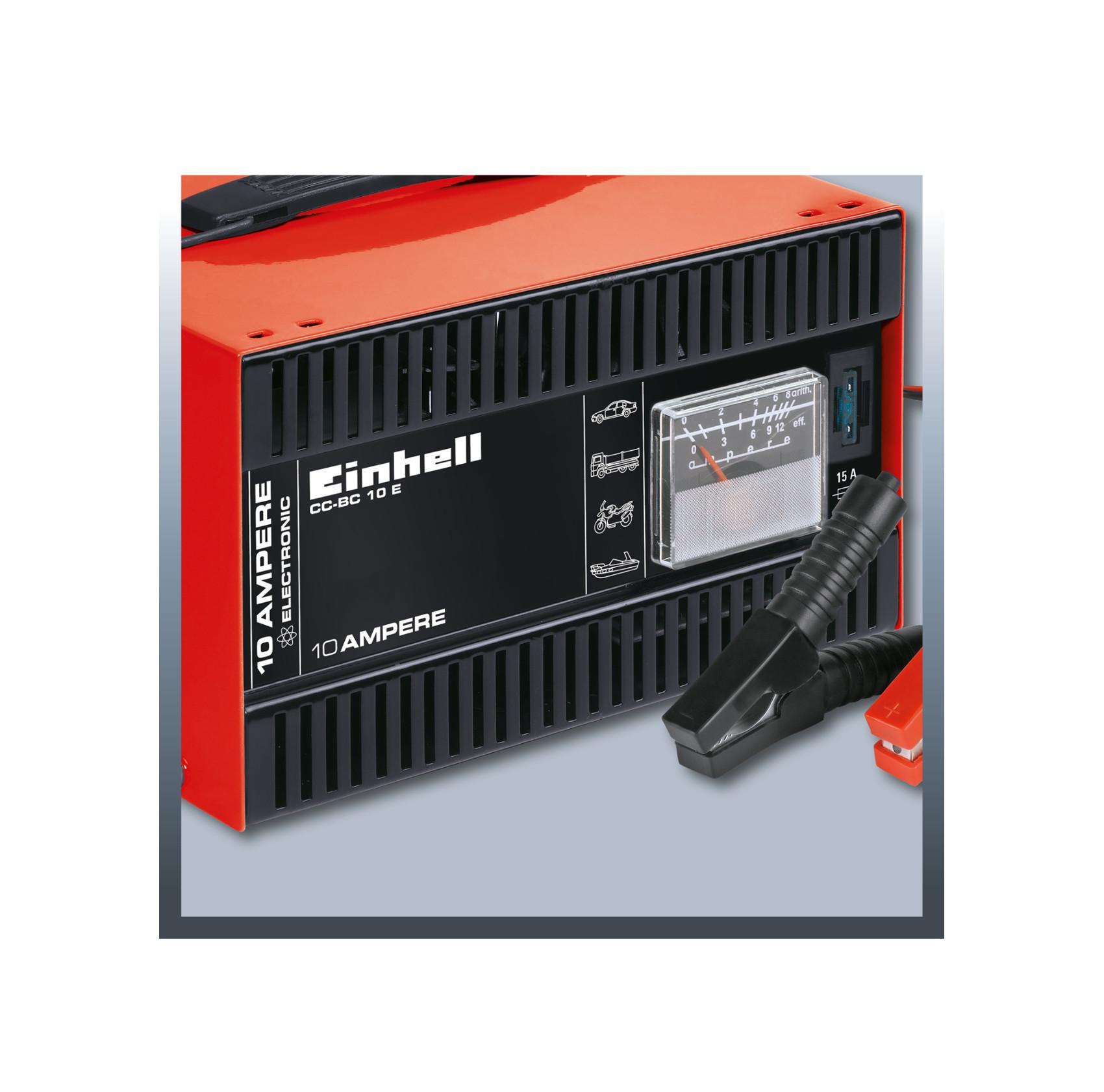 Einhell Batterie-Ladegerät CC-BC 10 E (für Batterien von 5 bis 200 Ah ...