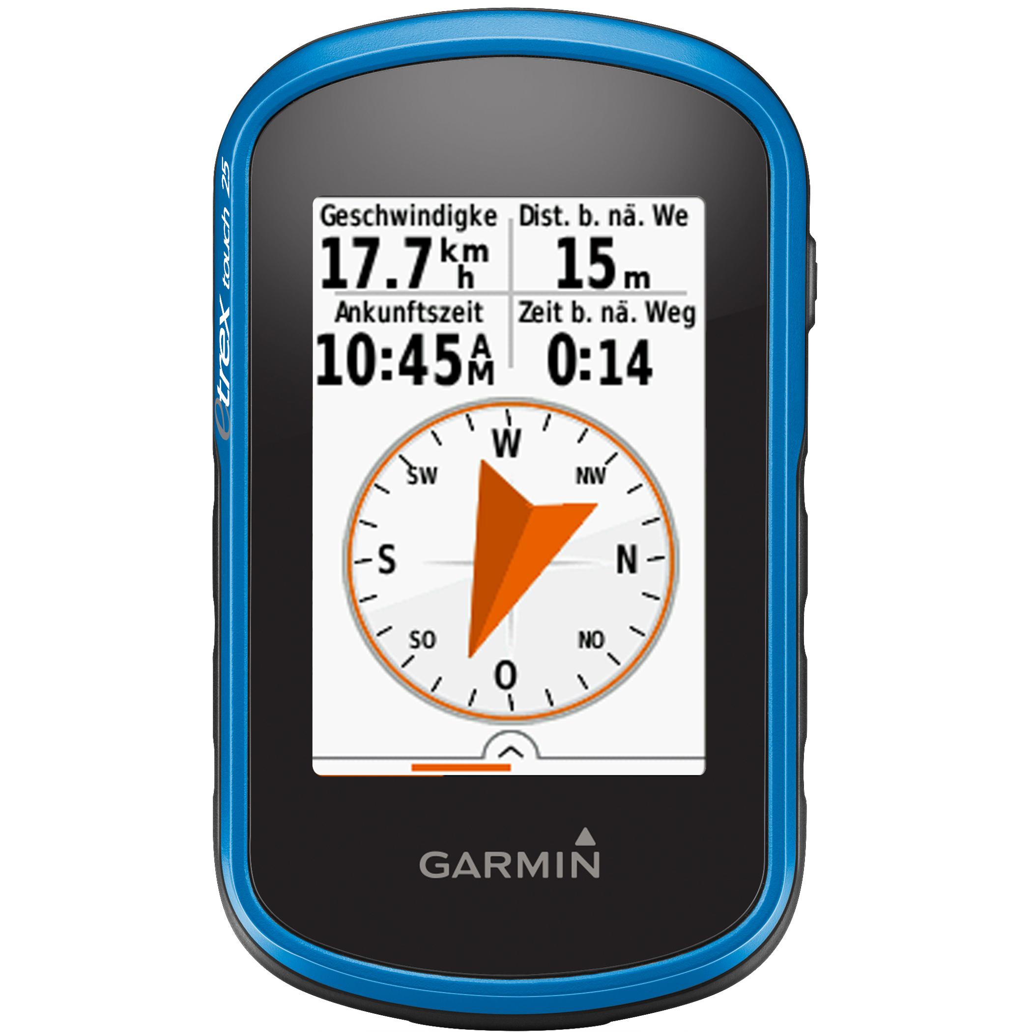 Garmin eTrex Touch 25 Fahrrad-Outdoor-Navigationsgerät, TopoActive ...
