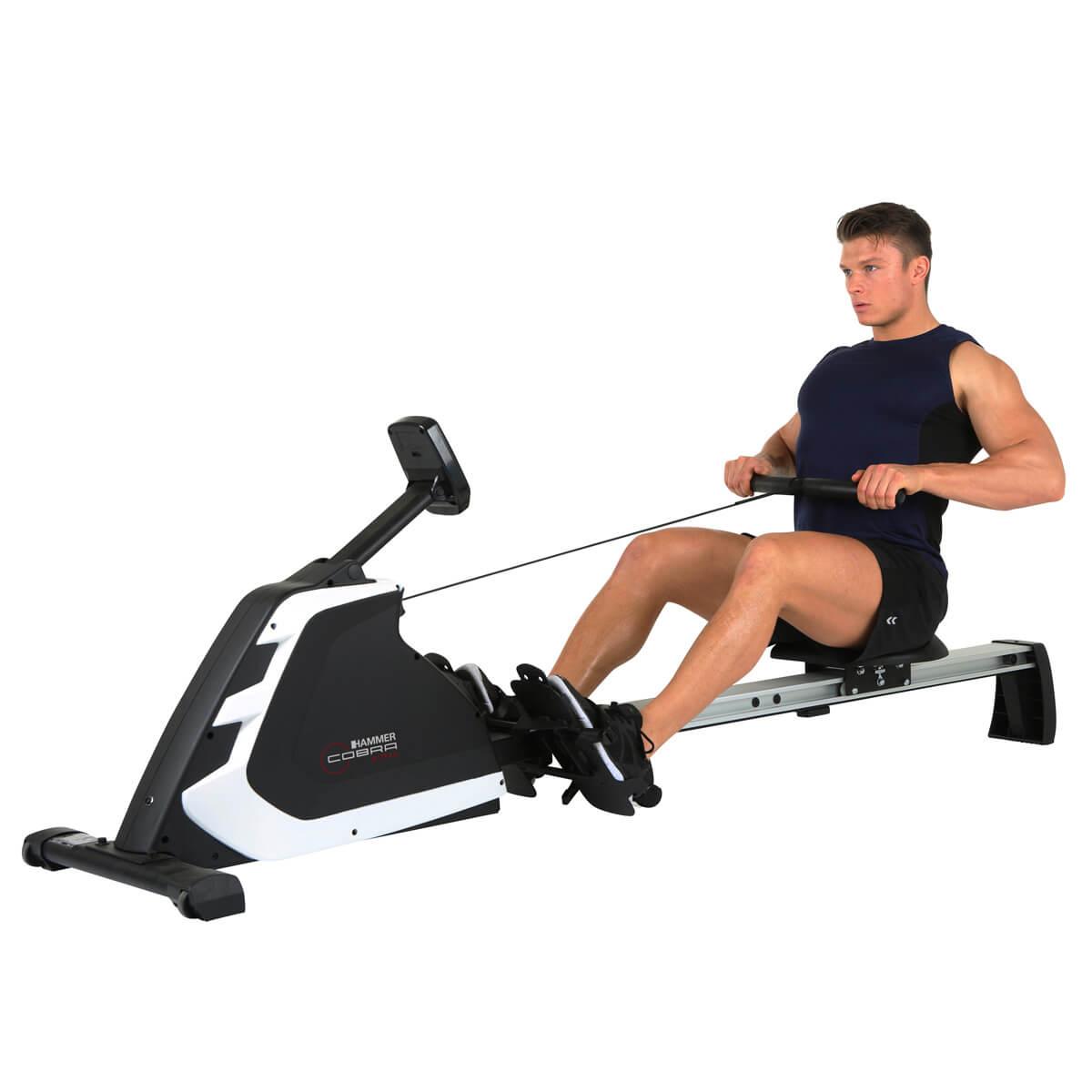 Hammer Rudergerät Rower Cobra XTR Plus, 232 x 55 x 75 cm: Amazon.de ...