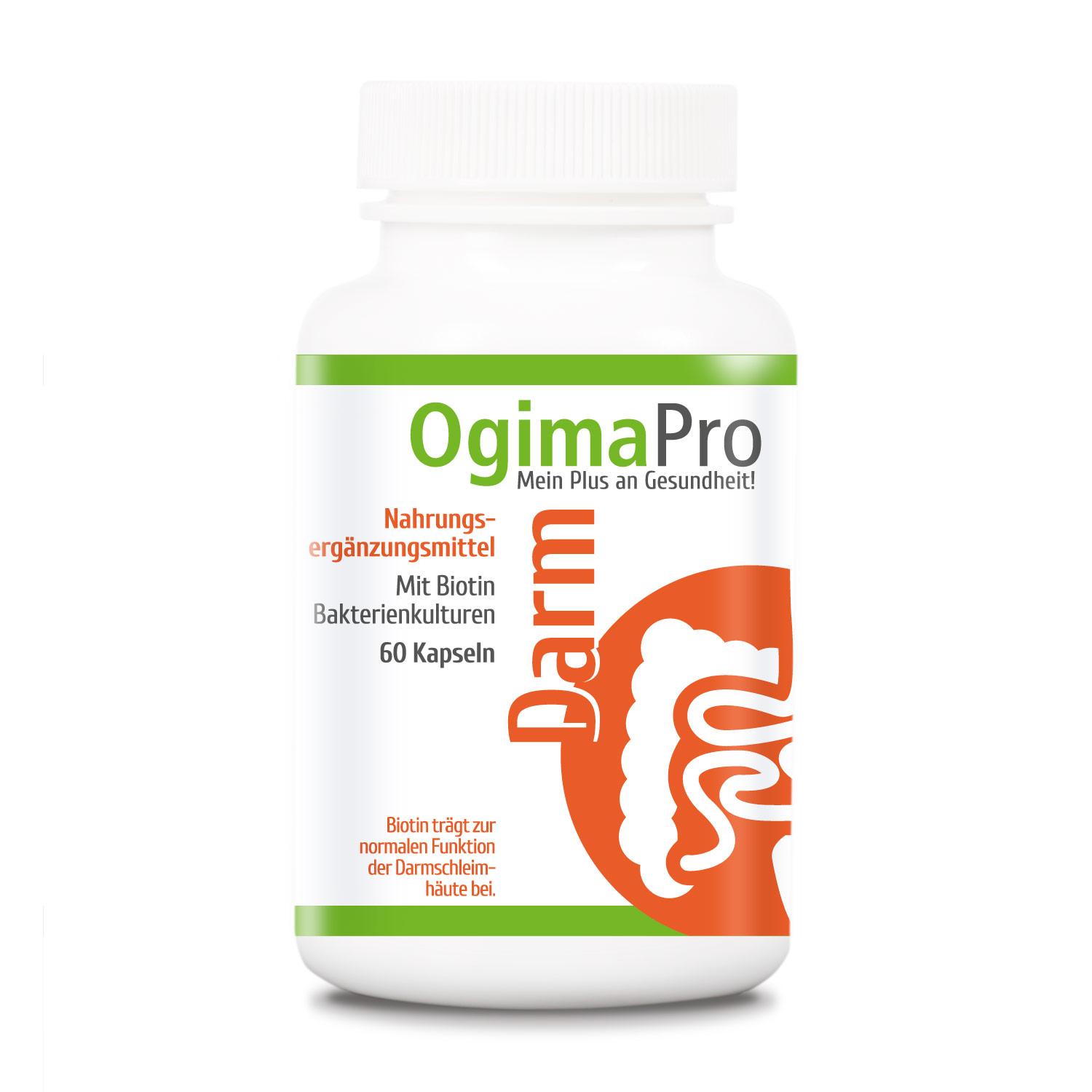 Ogima Pro Darm, 60 Kapseln - Anregung des Stoffwechsels, zur Unterstützung der Darmschleimhaut ...