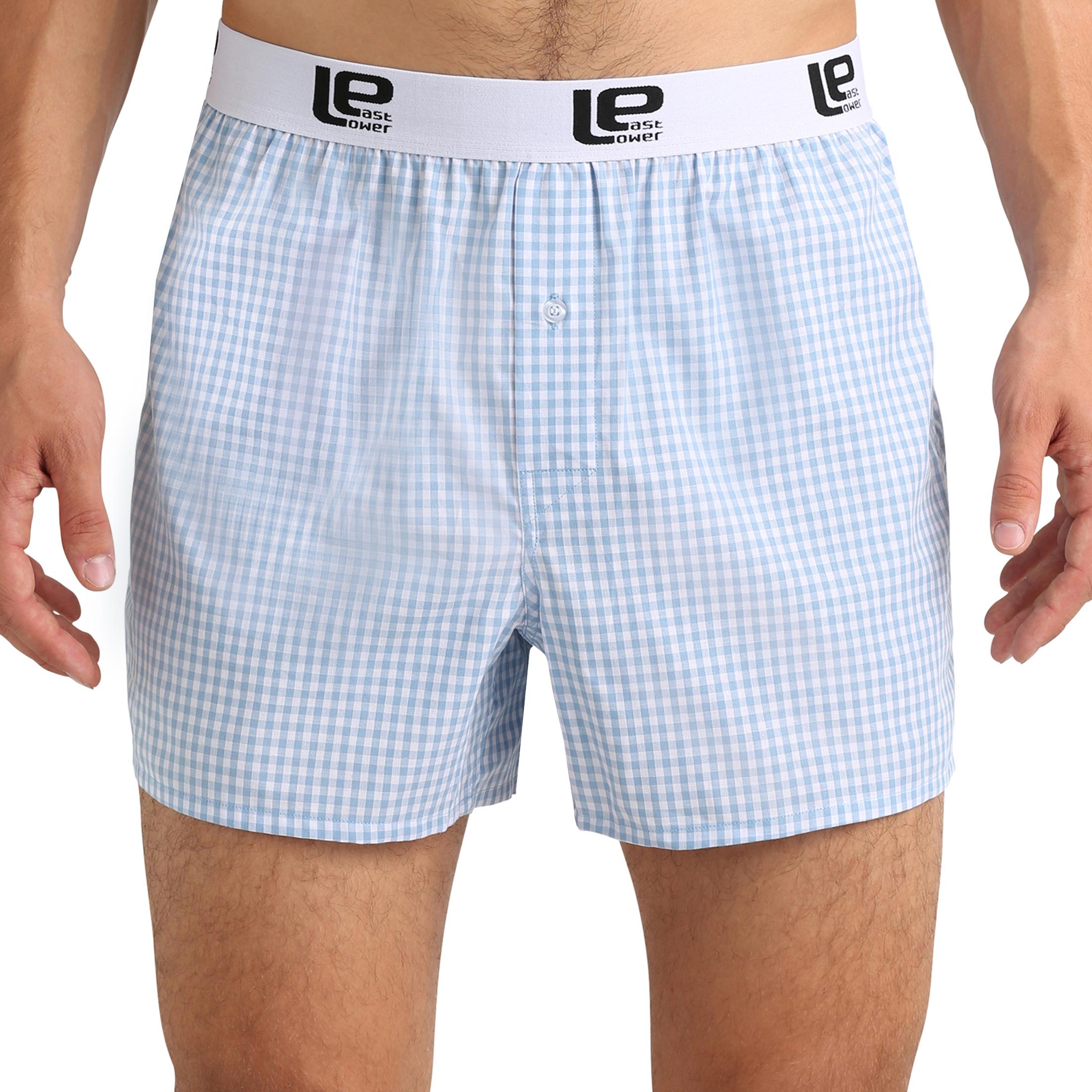 Lower East Herren American Boxershorts mit Gummibund, 6er-Pack: Amazon ...