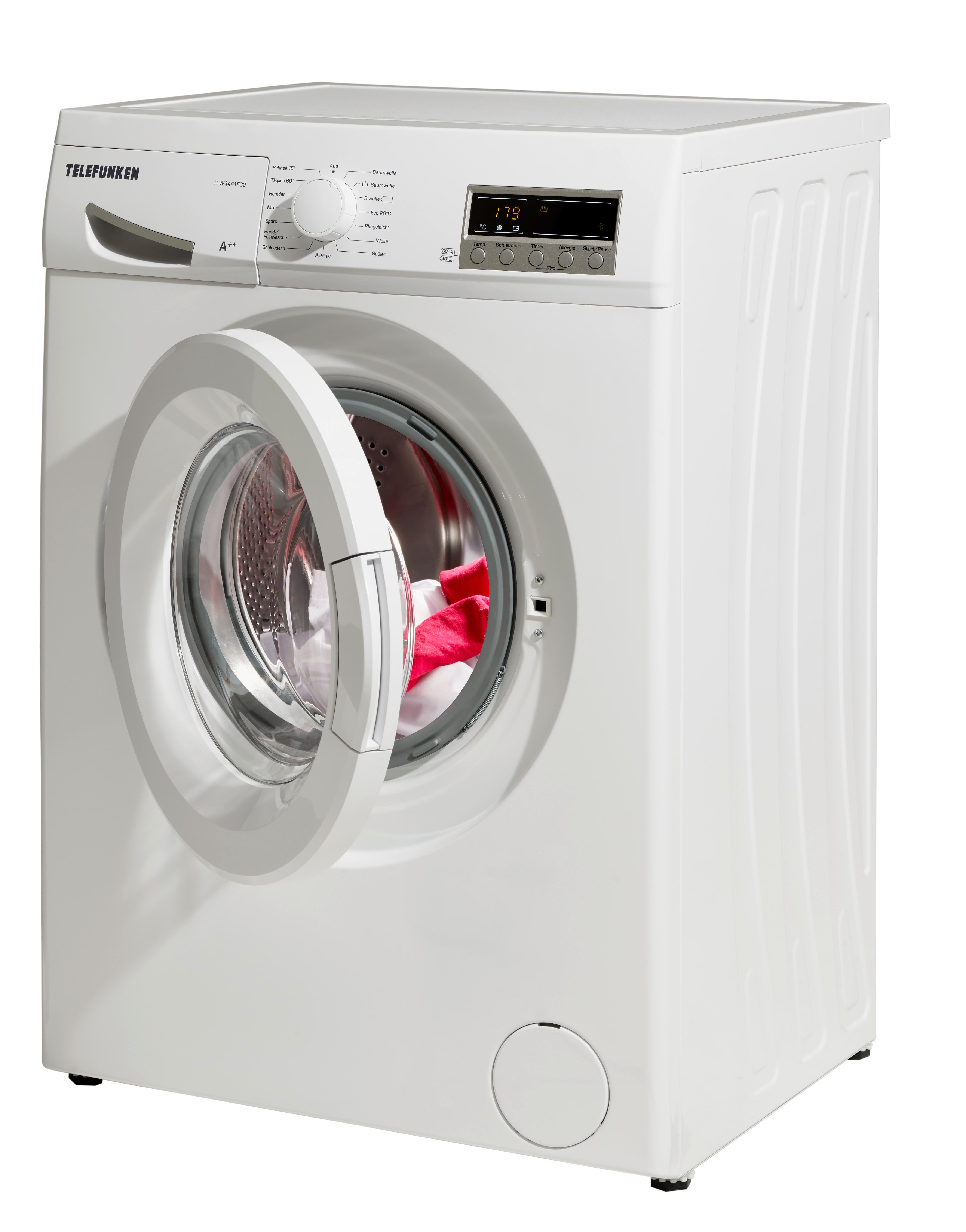 Telefunken TFW4441FC2 Waschmaschine Frontlader/A++ / 171 kWh/Jahr ...