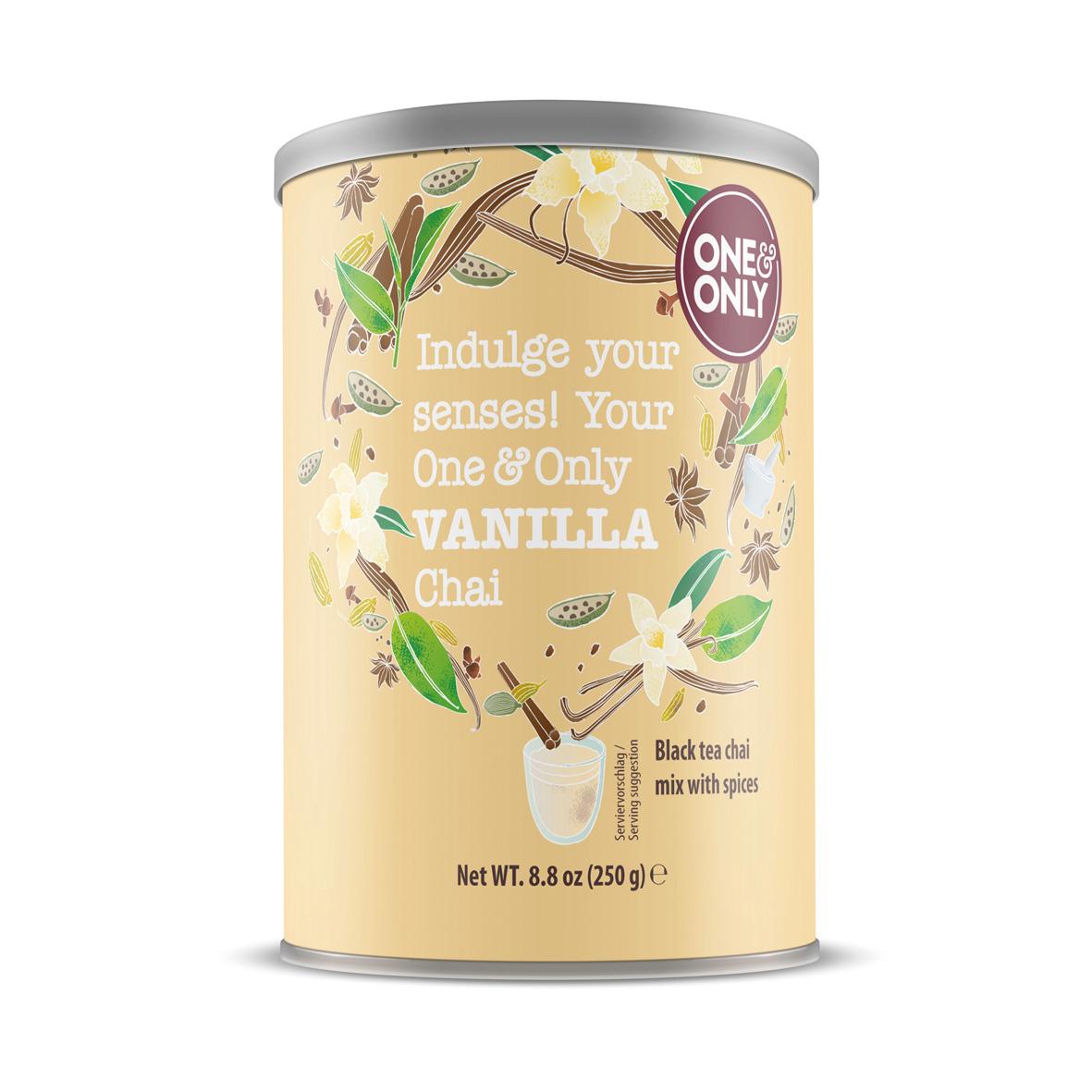 One&Only Vanilla Chai Powder 250g Dose, 1er Pack (1 x 250 g): Amazon.de ...