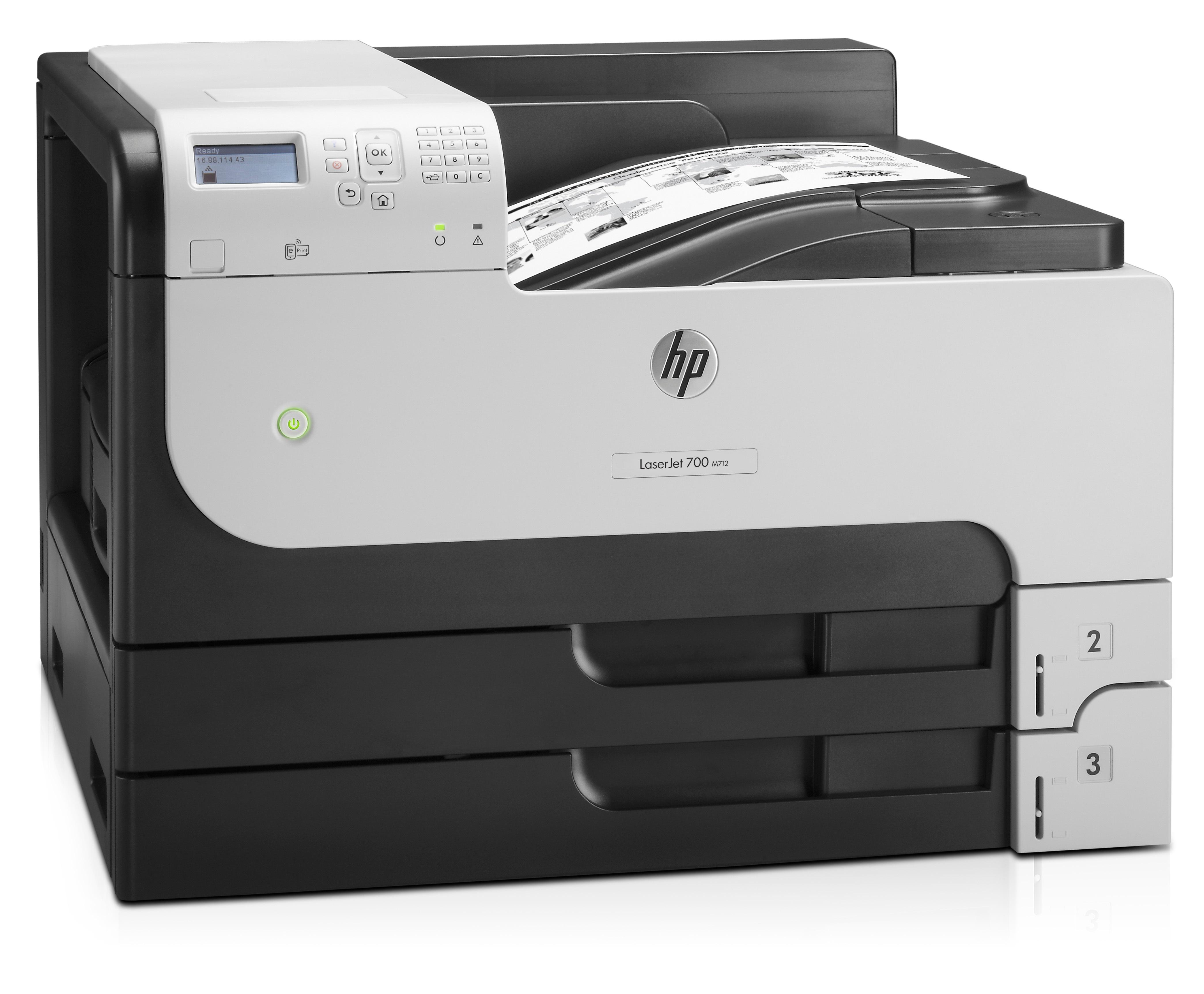 HP Laserjet Enterprise M712dn A3 SW-Laserdrucker: Amazon.de: Computer ...