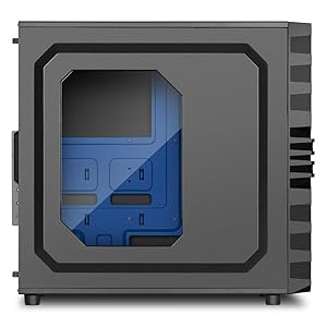 Sharkoon VG4-W Rot PC-Gehäuse mit Window Kit schwarz/rot: Amazon.de ...