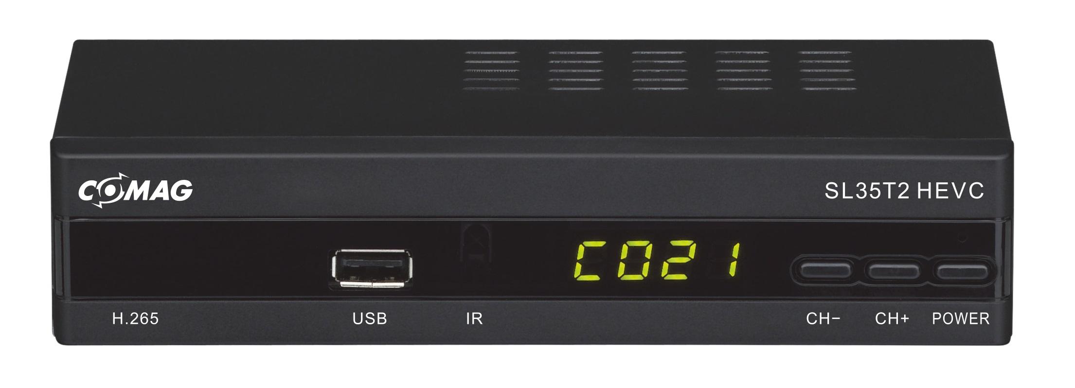 Comag SL35T2 Full-HD HEVC DVBT/T2 Receiver (PVR Ready, H.265, HDTV ...