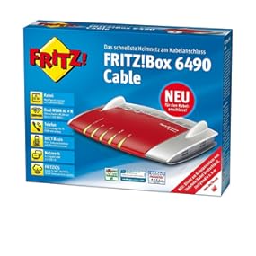 AVM FRITZ!Box 6490 Cable WLAN AC + N Router 5 GHz: Amazon.de: Computer ...