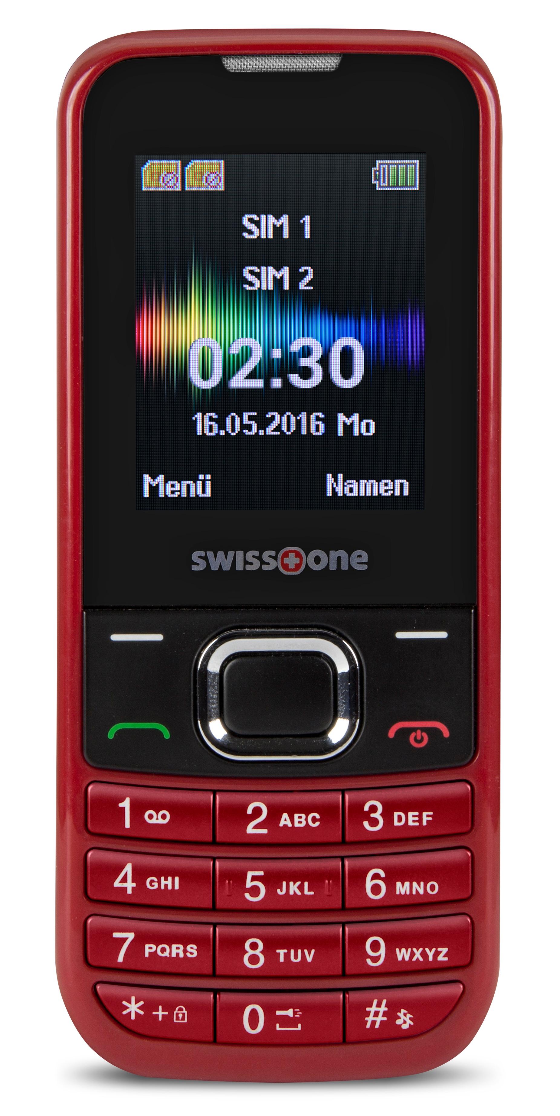 swisstone SC 230 Dual SIM Handy 1,8 Zoll rot: Amazon.de: Elektronik