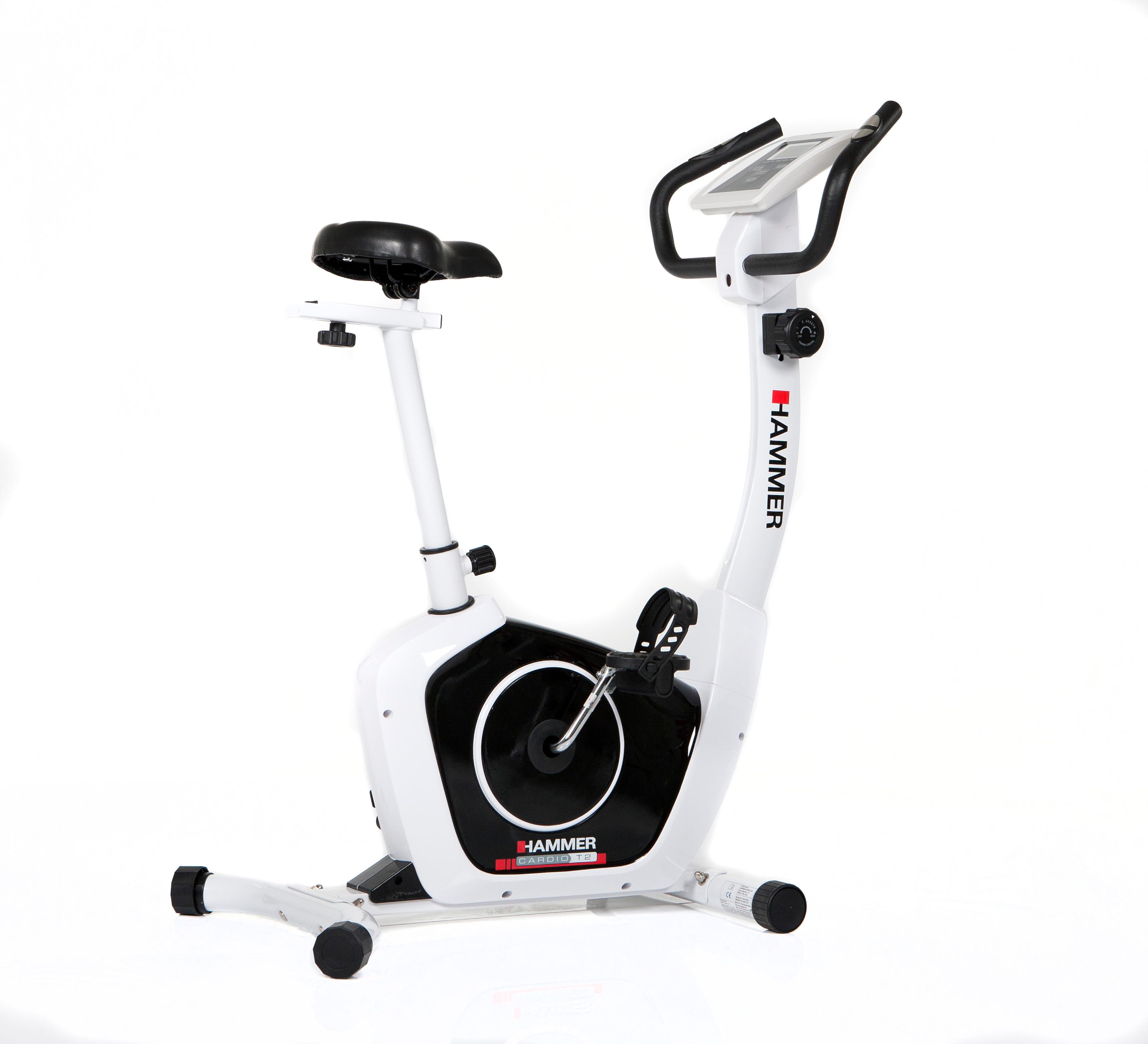 Hammer Heimtrainer Cardio T2, Weiß/schwarz, 4850: Amazon.de: Sport ...