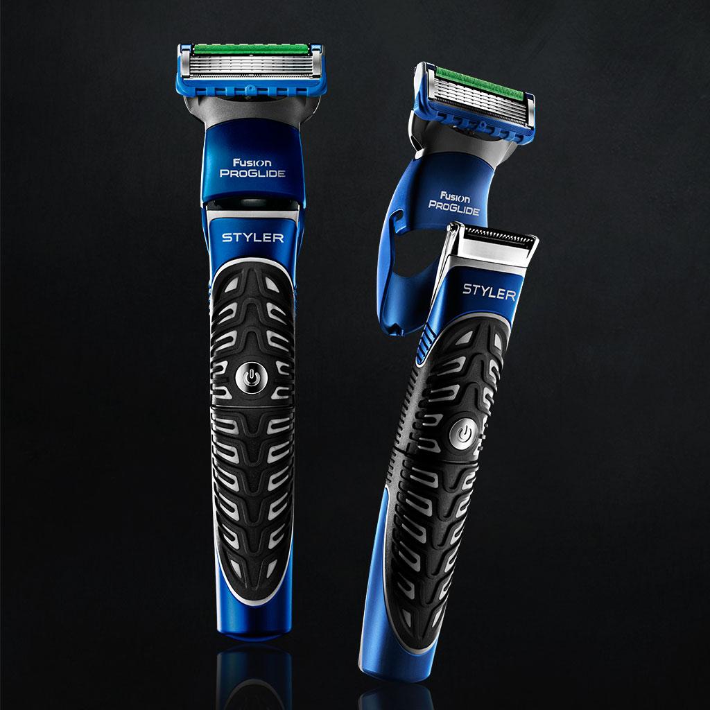 Gillette Fusion Proglide Geschenkset (Rasierer, Styler und Rasiergel ...