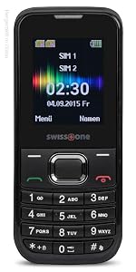 swisstone SC 230 - Dual SIM Handy schwarz: Amazon.de: Elektronik