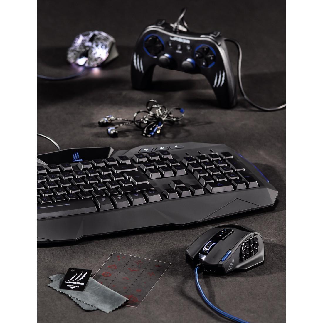 uRage MMORPG Gaming Maus blau/schwarz: Amazon.de: Computer & Zubehör