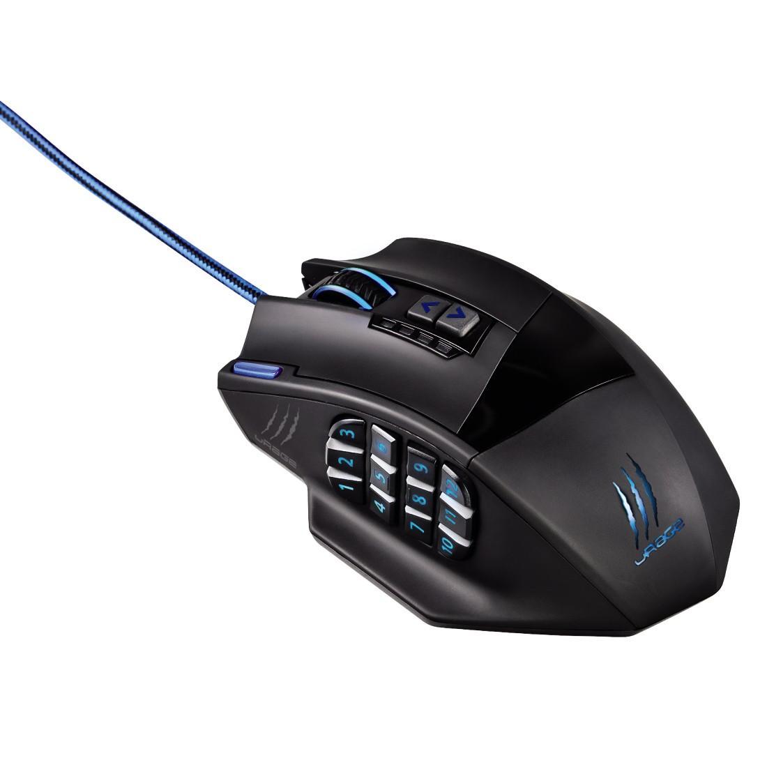 uRage MMORPG Gaming Maus blau/schwarz: Amazon.de: Computer & Zubehör