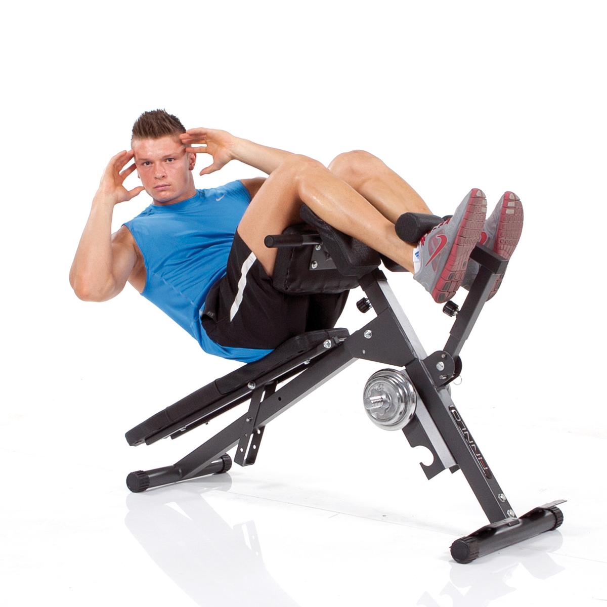 Finnlo Bauch Rückentrainer Ab and Back Trainer 3869, Schwarz: Amazon.de ...
