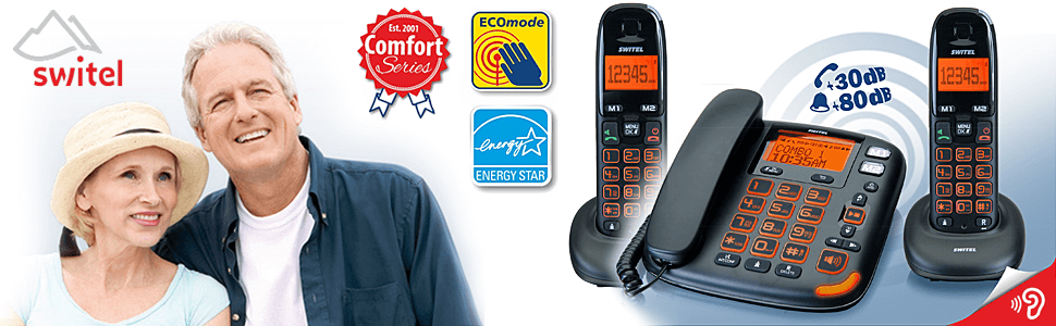 Switel DCT50073C VITA Trio Combo Seniorentelefon mit Anrufbeantworter: Amazon.de: Elektronik & Foto