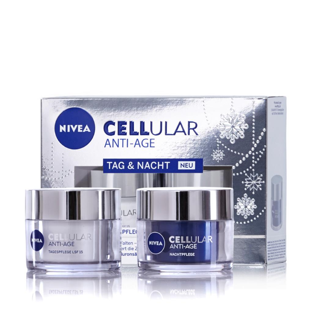 Nivea Cellular Anti-Falten Multipack, Tag und Nachtpflege Set (2 x 50 ...