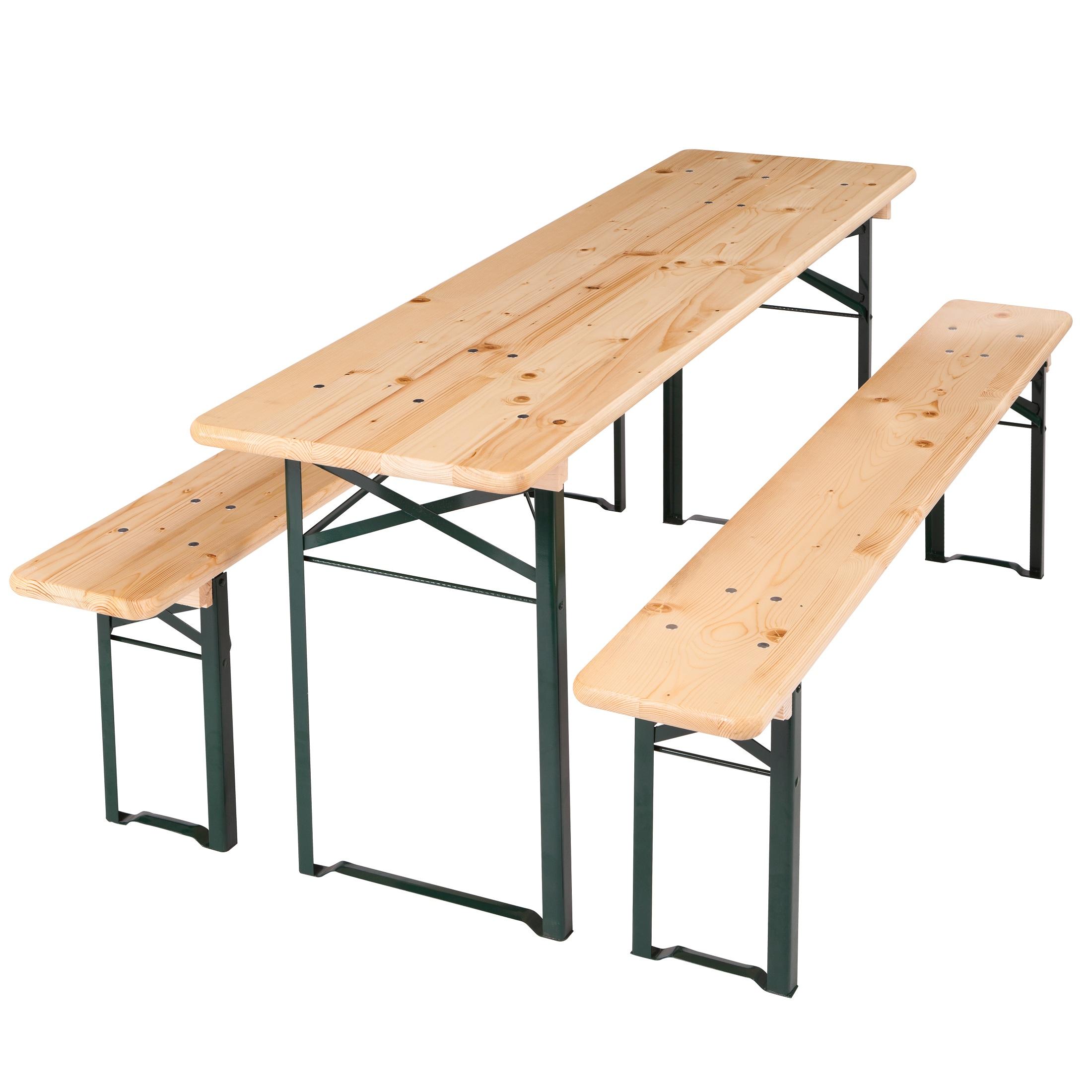 Amazon.de: Ultranatura Bierzeltgarnitur Wiesn aus Massiv Holz ...