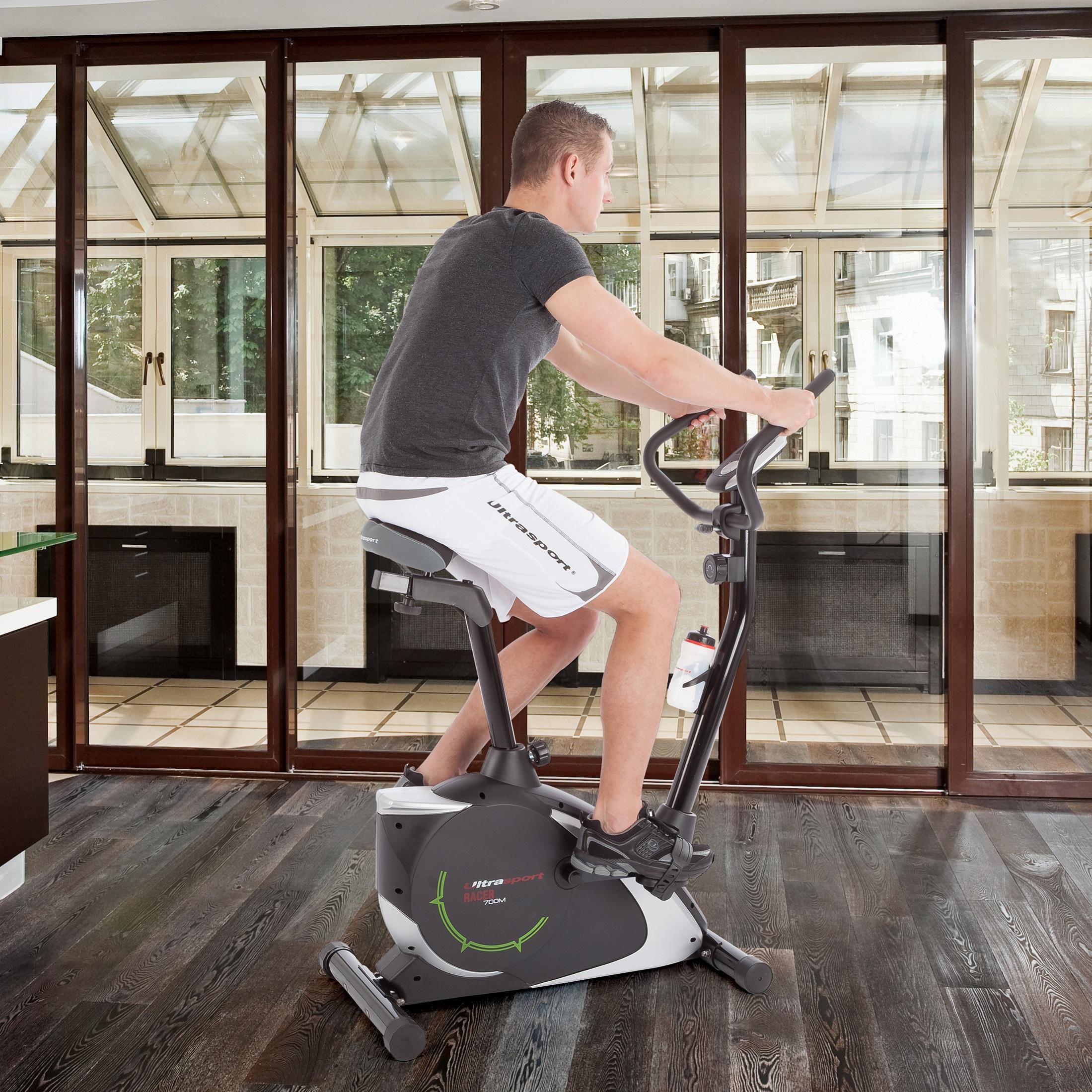 Ultrasport Heimtrainer Racer 700M mit Handpuls-Sensoren inkl ...