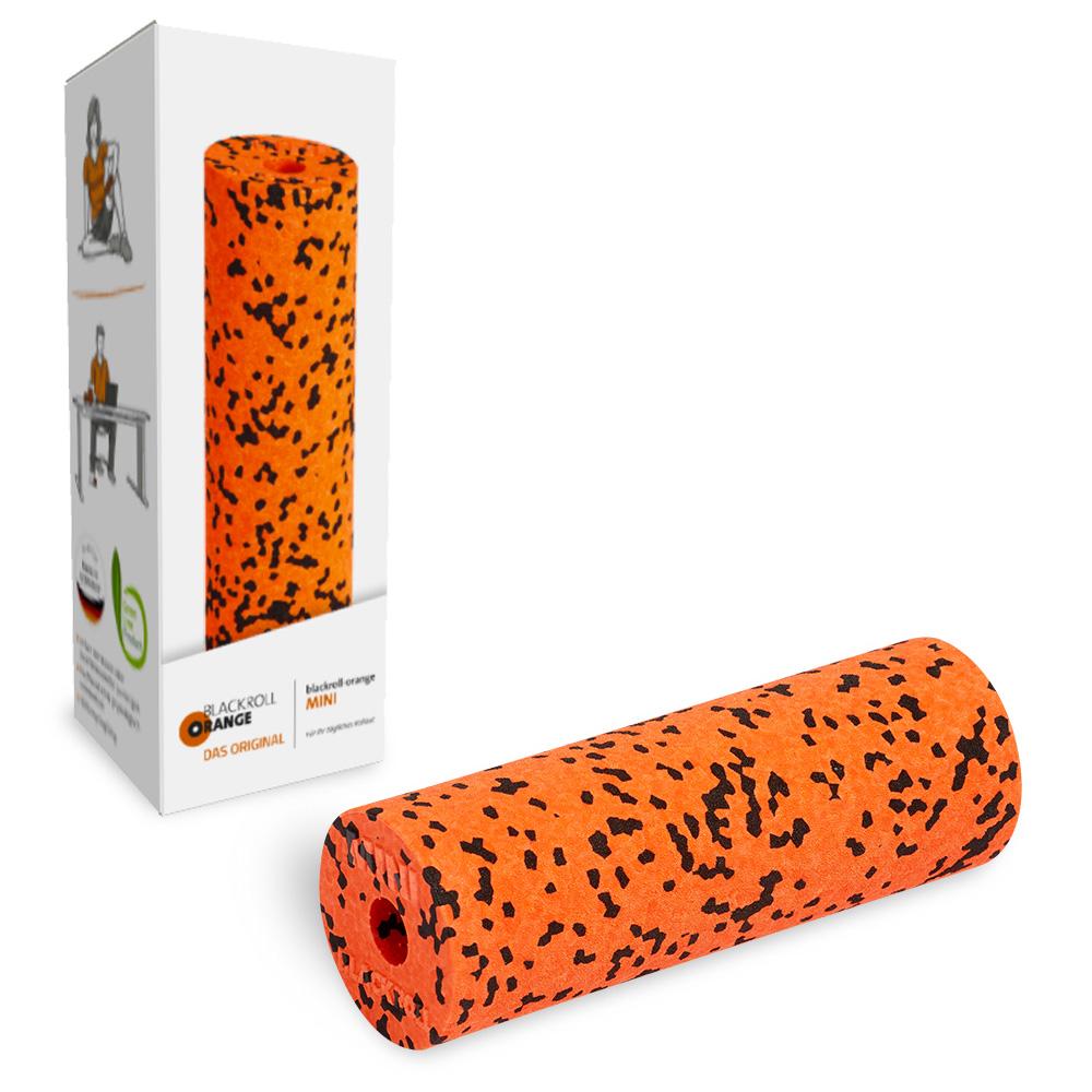Blackroll Orange mini Faszienrolle - Selbstmassagerolle klein (15 cm) für gezielte ...