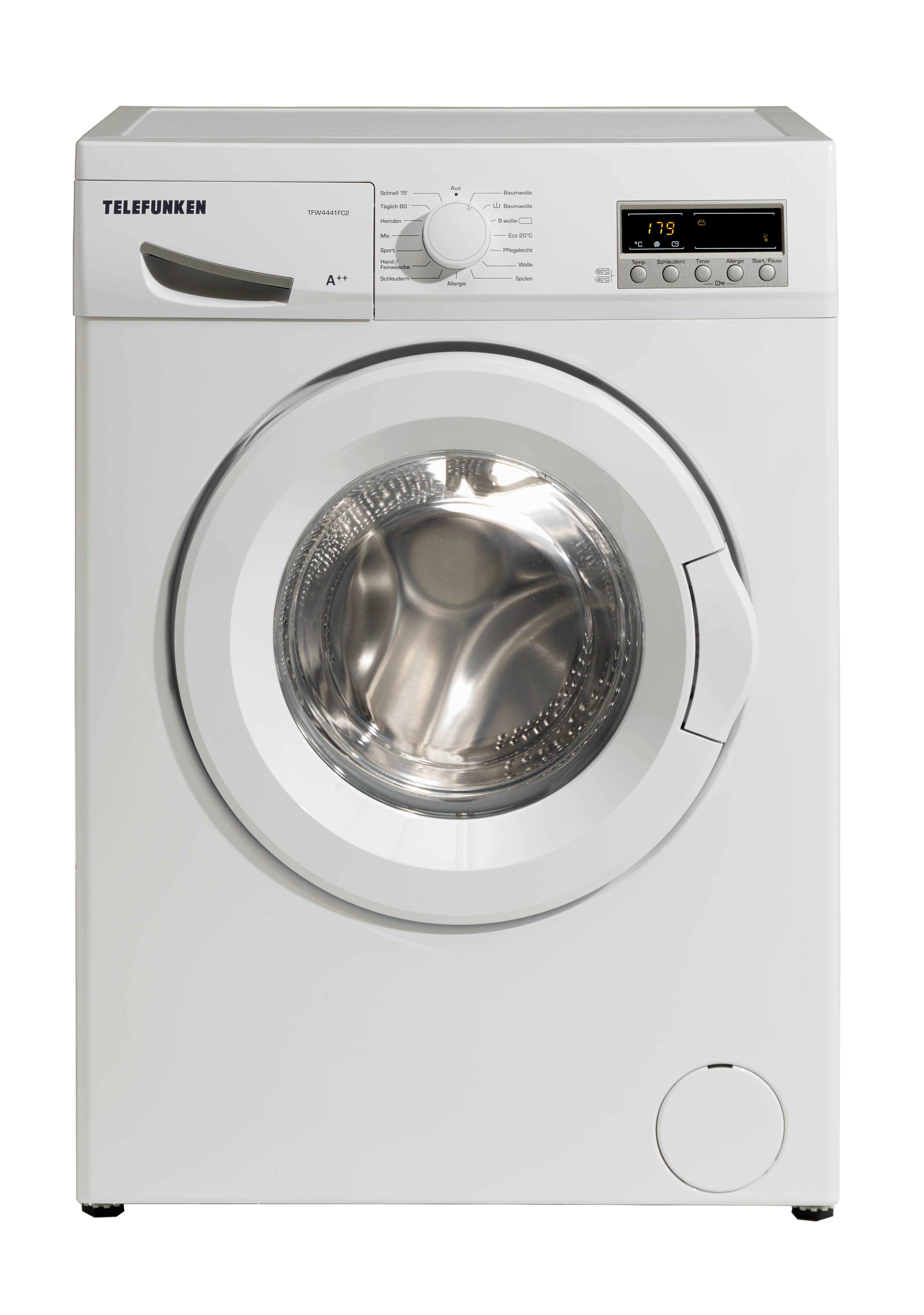 Telefunken TFW4441FC2 Waschmaschine Frontlader/A++ / 171 kWh/Jahr ...