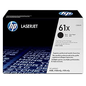 HP 61X (C8061X) Schwarz Original Toner mit hoher Reichweite für HP ...