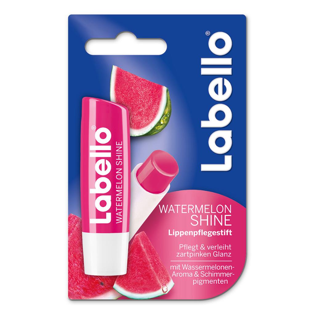 Labello Lippenpflege Fruity Shine Watermelon, 3er Pack (3 x 4,8 g ...