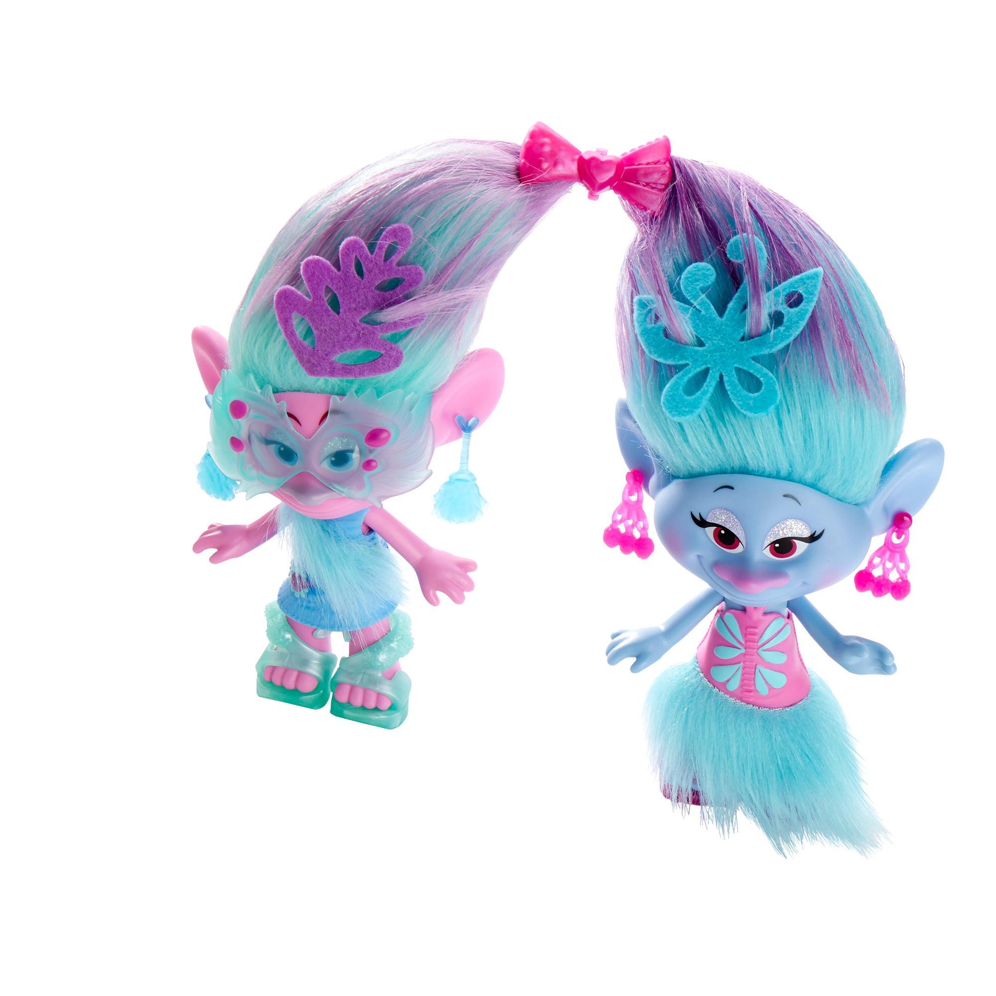 Hasbro B6563EU4 - Trolls Die Fashion Zwillinge Figuren: Amazon.de ...