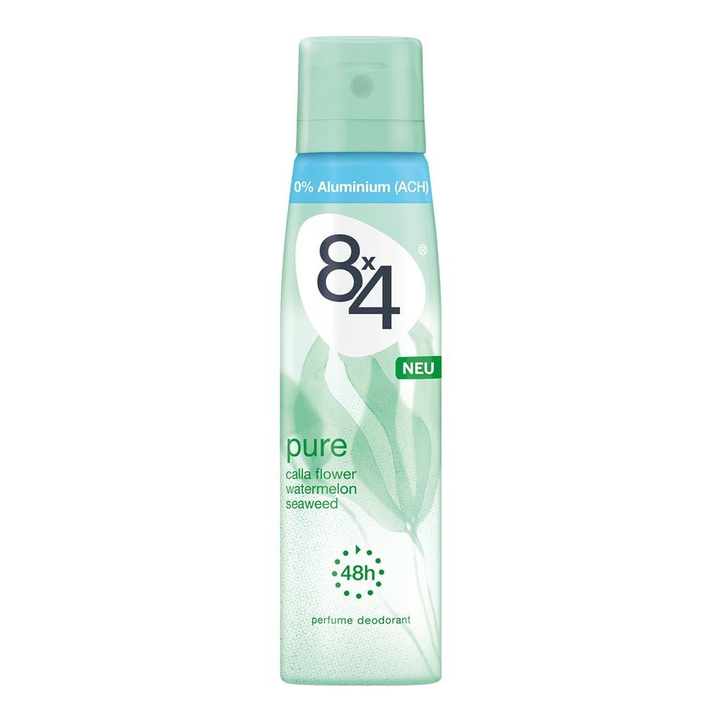 8x4 Deo Spray Pure, ohne Aluminium, 6er Pack (6 x 150 ml): Amazon.de: Beauty