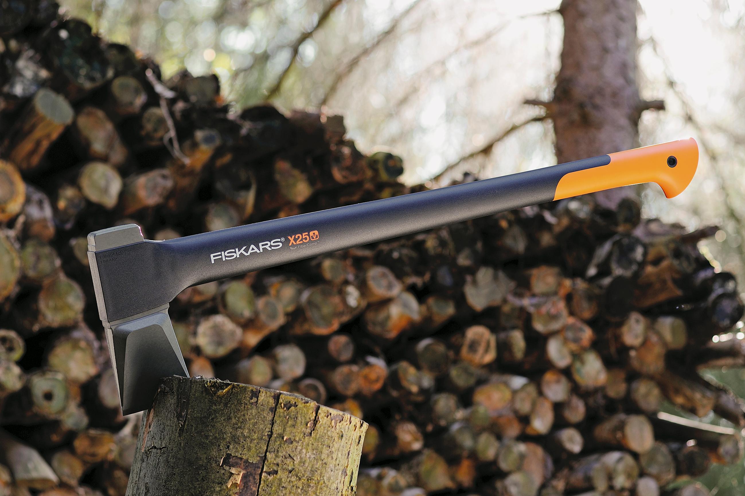 Fiskars Spaltaxt X25, Mehrfarbig, Länge: 72 cm, altes Modell: Amazon.de ...