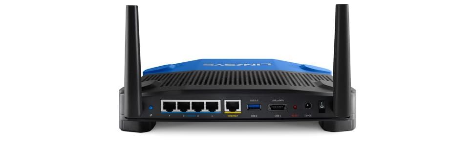 Linksys WRT1200AC-EU Wireless AC1200 Open Source Router , schwarz ...