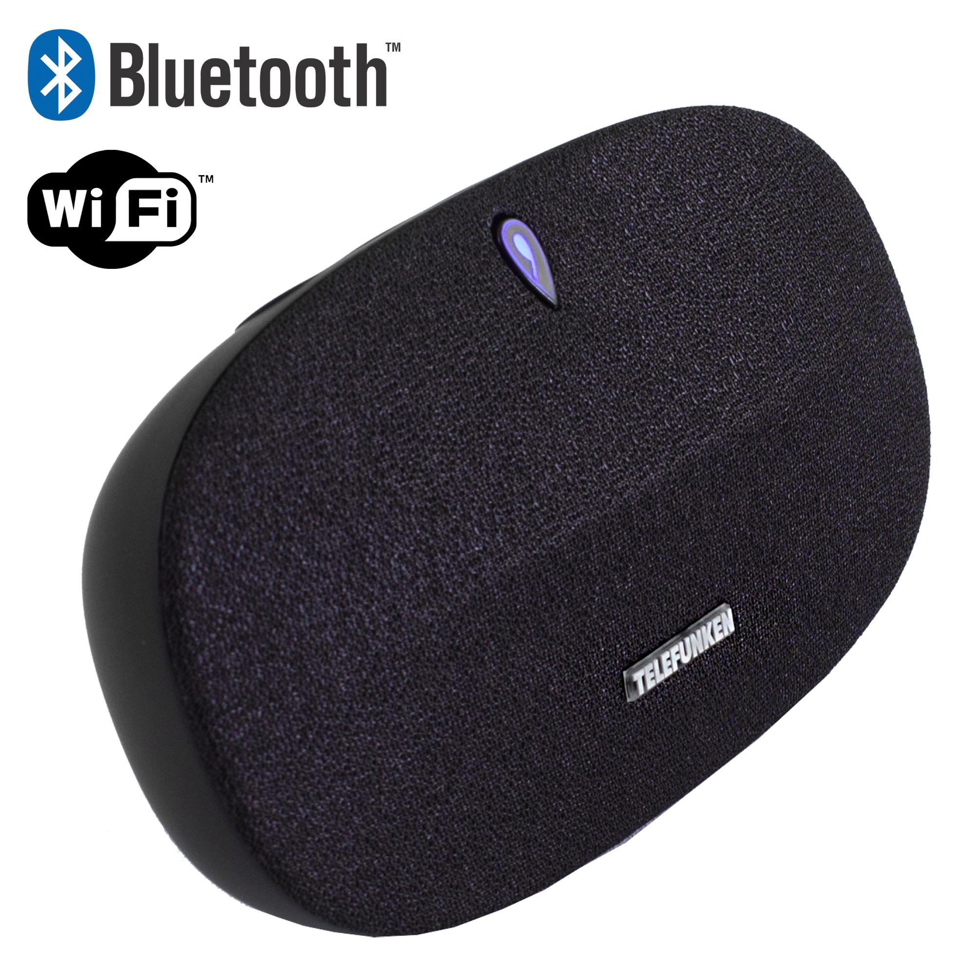 Telefunken WS1000 WiFi-Lautsprecher und Bluetooth-Speaker (AUX-In, Li ...