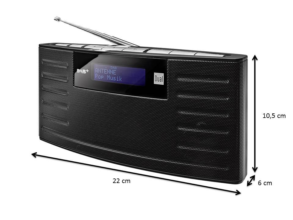Dual DAB 15 Digitalradio mit integriertem Akku (DAB(+)/UKW-Radio ...