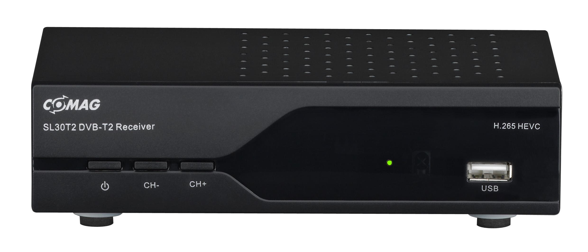 Comag SL30T2 Full-HD HEVC DVBT/T2 Receiver (PVR Ready, H.265, HDTV ...