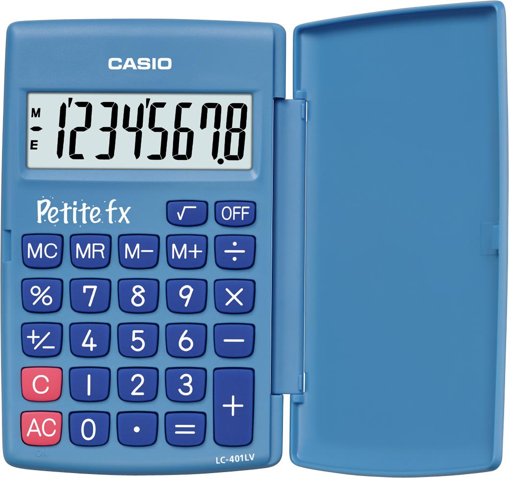 Casio LC-401LV-BU Calculatrice Scientifique Scolaire pour Primaire CP ...