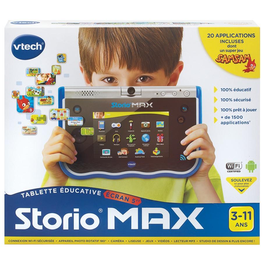 Vtech - 183805 - Tablette Tactile - Storio Max 5" - Bleu: Amazon.fr ...