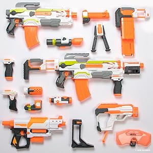 Nerf Modulus Kit Longue Distance - Viseur, canon et bipied rabattable ...