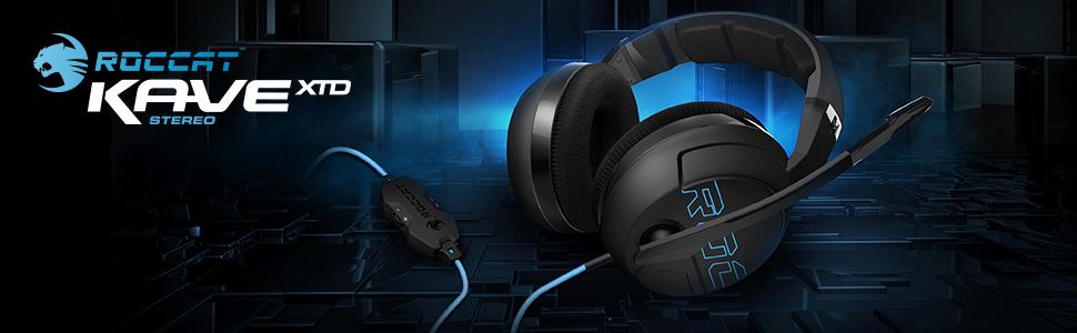 Roccat Kave XTD Stereo Premium Over-Ear Gaming Headset (50 mm Haut ...