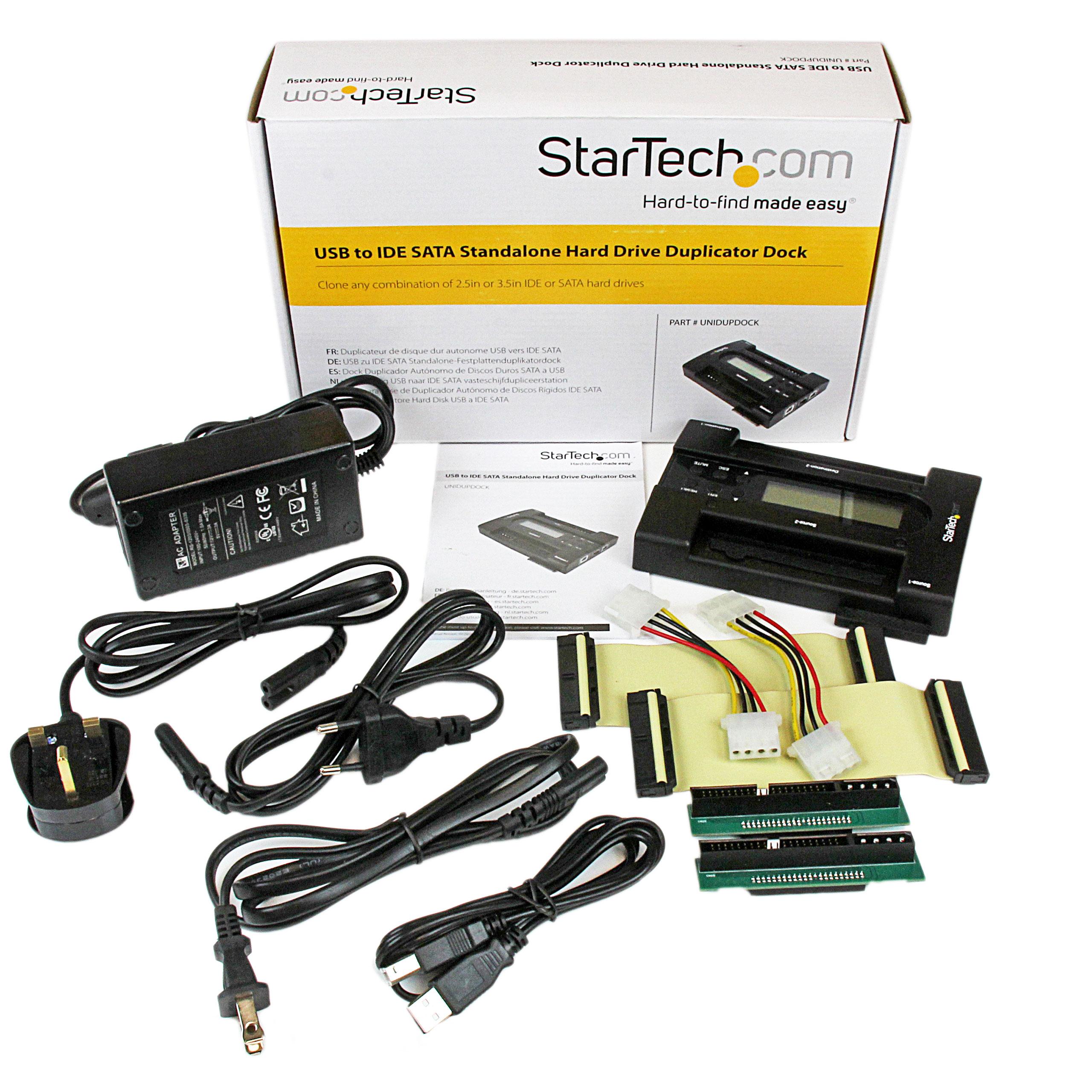 StarTech.com Duplicateur autonome 1 vers 1 pour disques durs SATA / IDE ...