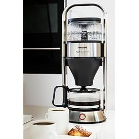 Philips HD5412/00 Cafetière filtre Café gourmet, Inox, 1300W, Système ...