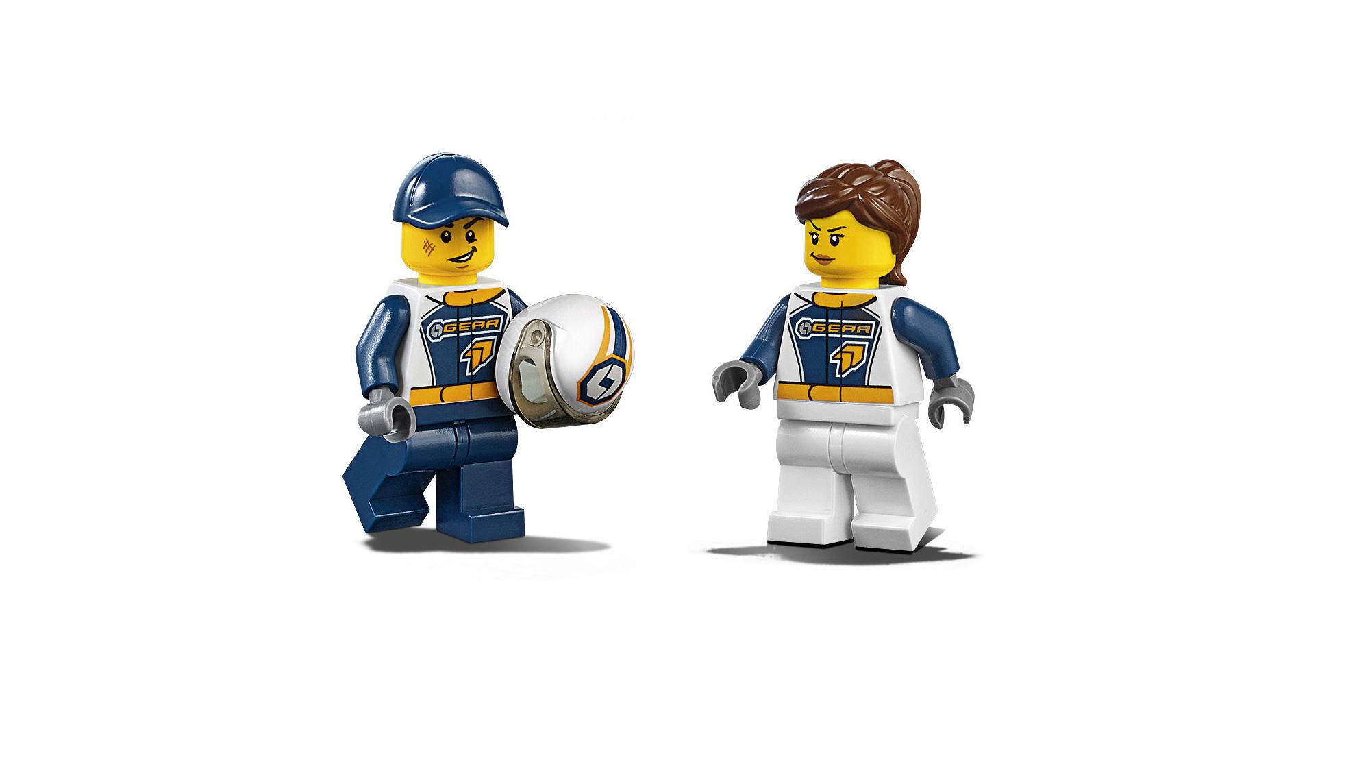 LEGO - 60151 - City - Jeu de construction - Le Transporteur du Dragster ...