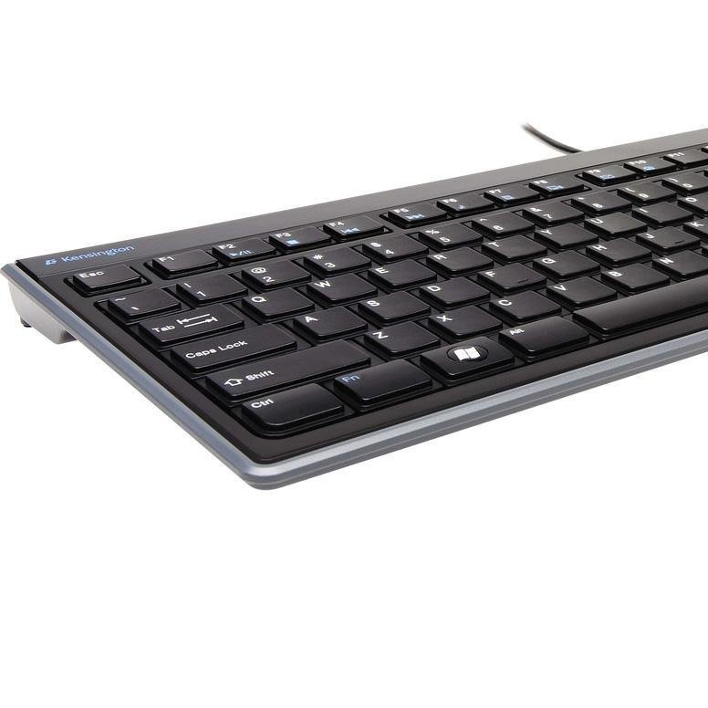 Kensington (K72357FR) Advance Fit - Clavier Filaire Ultra Plat avec ...