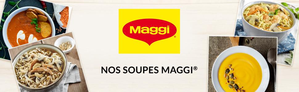 Maggi Soupe Velouté de Champignons à la Crème (1 Sachet) - 67g: Amazon ...