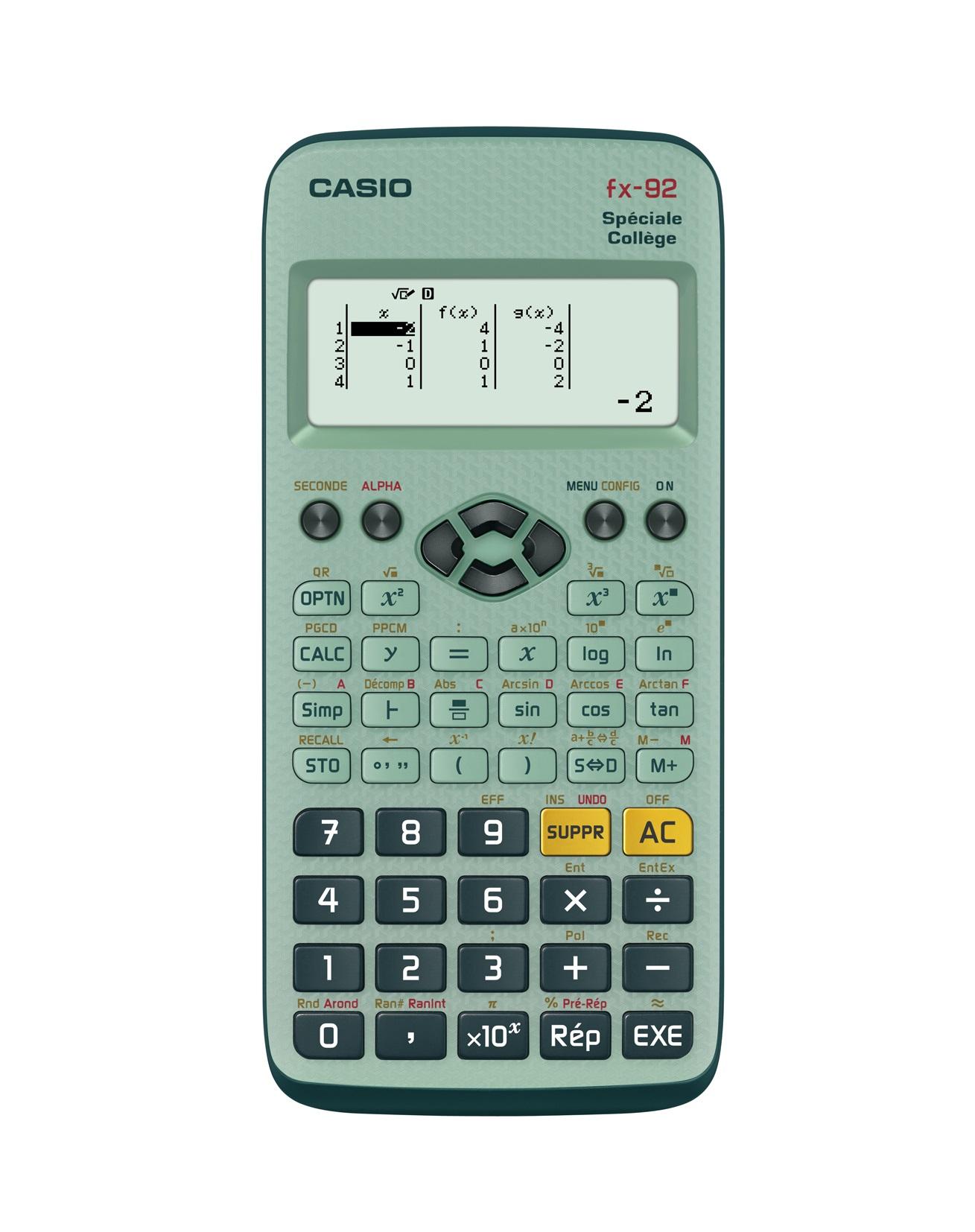 Casio Fx 92 Calculatrice scientifique Spéciale Collège: Amazon.fr ...